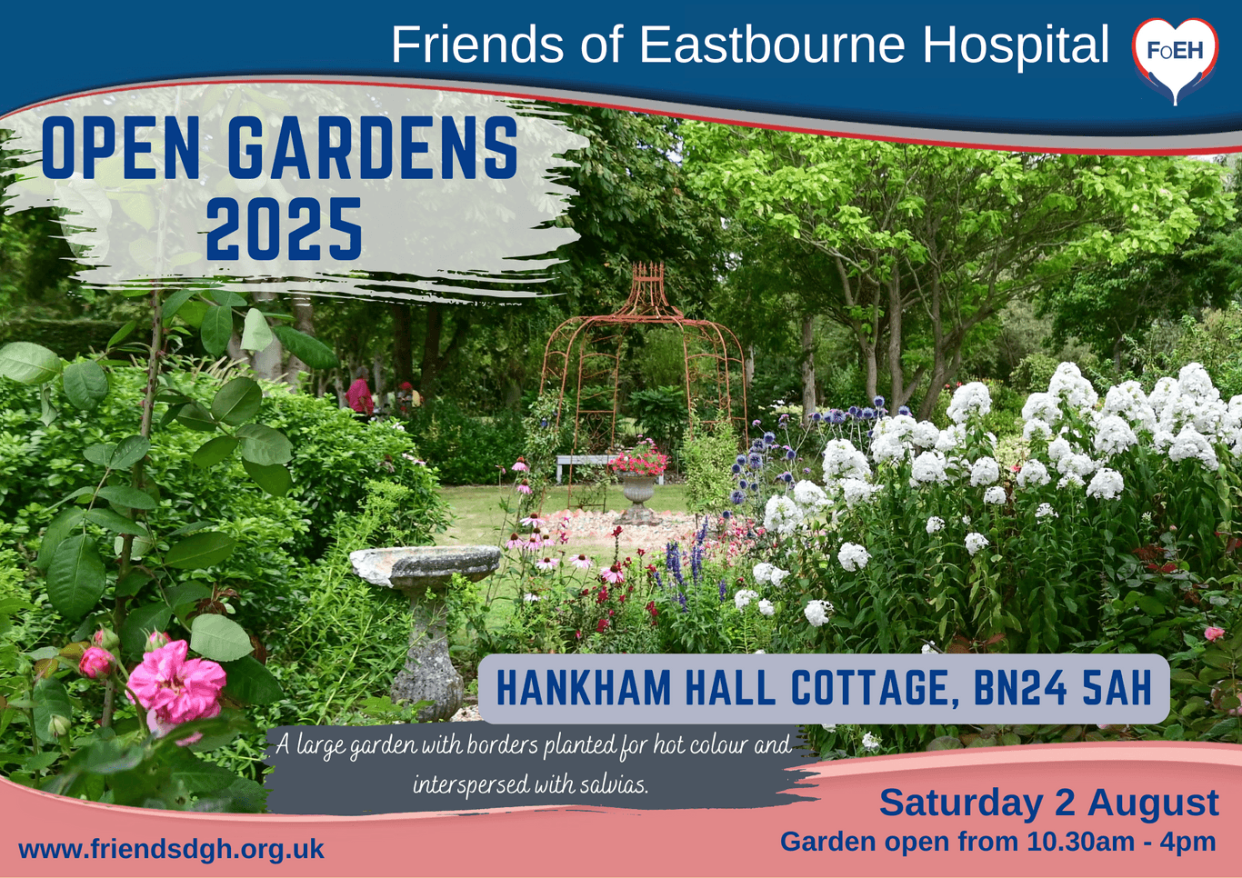 Open Gardens 2025: Hankham Hall Cottage | Friends of Eastbourne Hospital