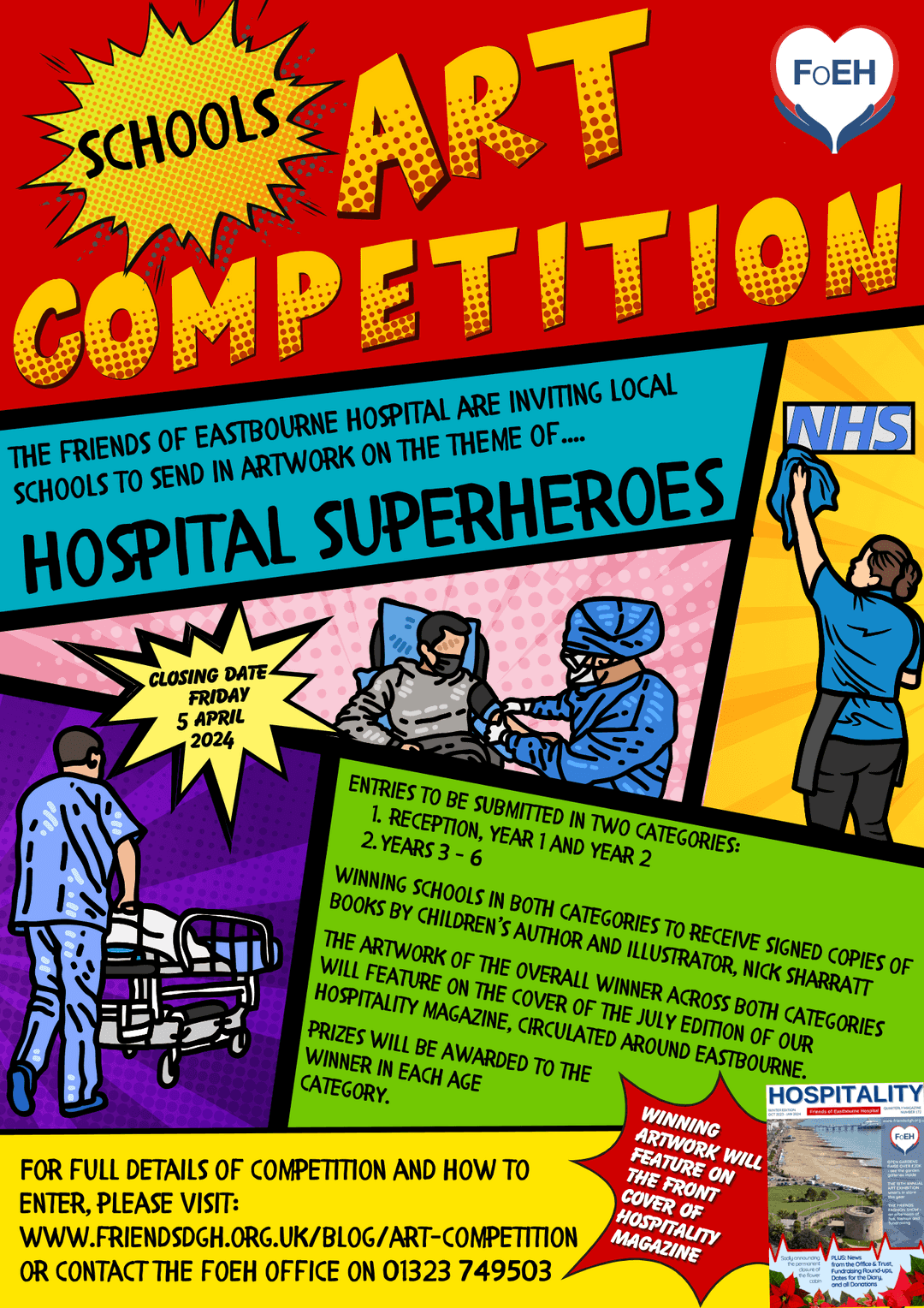 Art Competition – Hospital Superheroes | Friends of Eastbourne Hospital