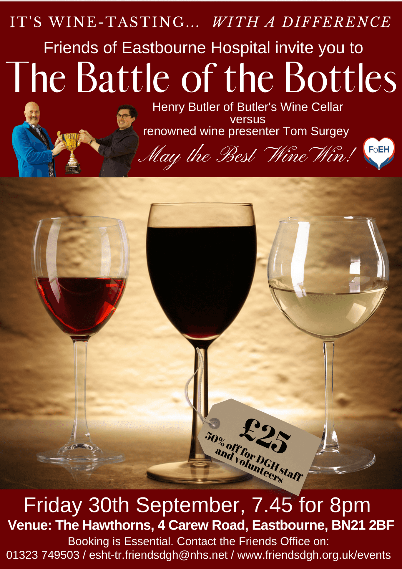 The Battle of the Bottles | Friends of Eastbourne Hospital